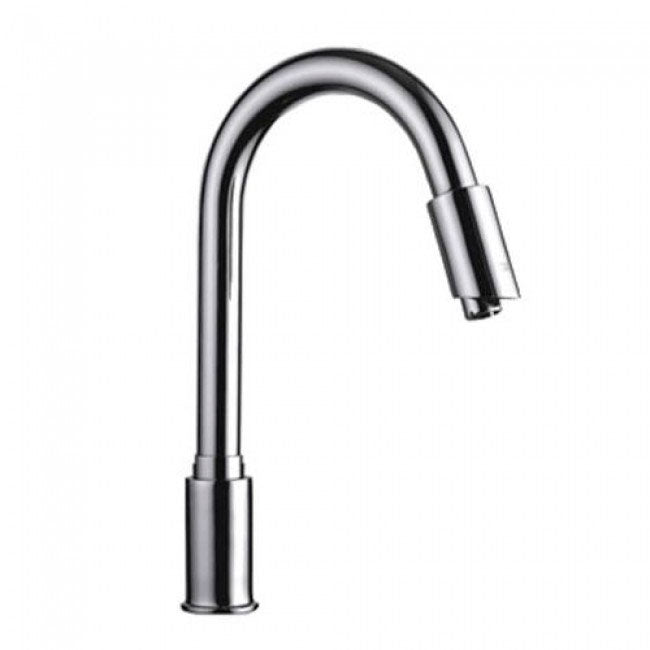 Long Neck Brass Motion Sensor Kitchen Faucet - Motion Sensor Bathroom ...