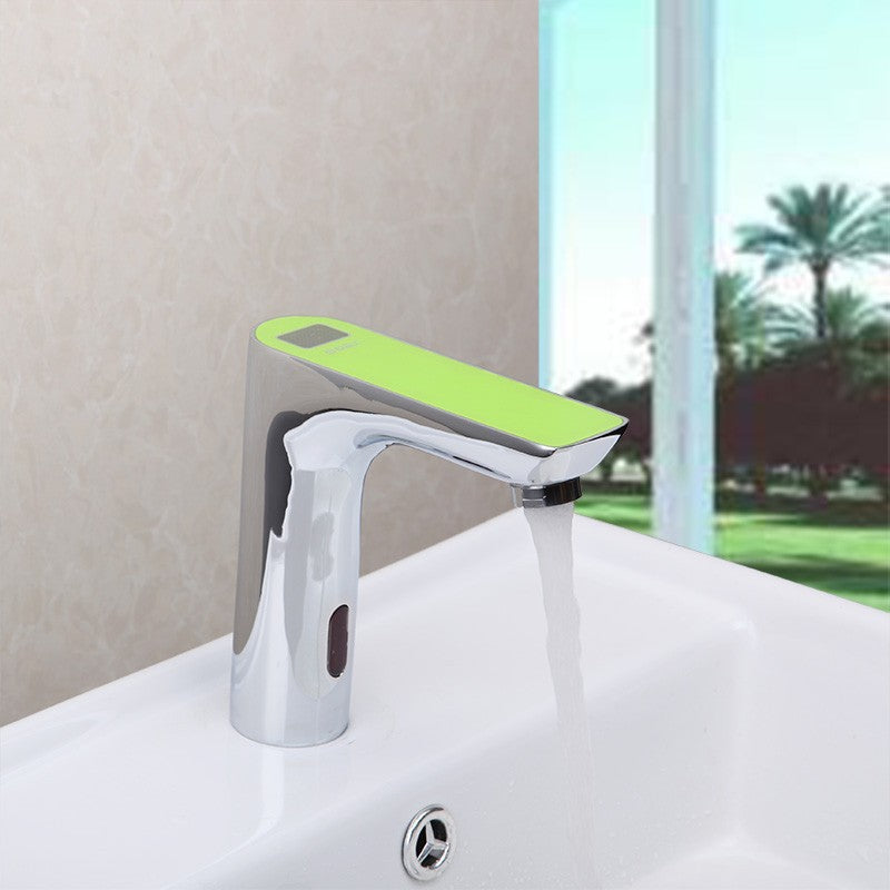 Deck Mount Chrome Finish Electronic Automatic Motion Sensor Bathroom ...