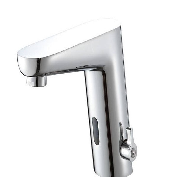 Juno Commercial Chrome Deck Mounted Bathroom Motion Sensor Faucet ...