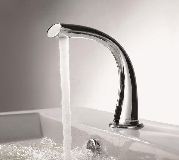 Bravat Twisted Design Electronic Touchless Motion Sensor faucet ...