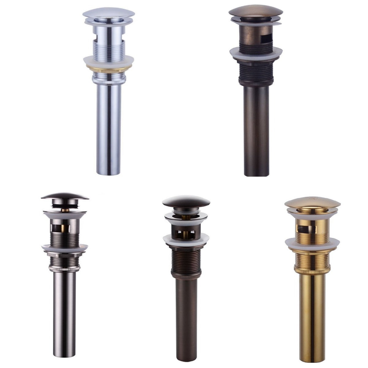 Réunion Solid Brass Pop-up Drain – JunoShowers